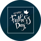 Happy Father’s Day Crown Sticker