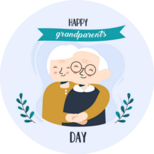 High Quality Stickers Celebrating Grandparent's Day - Free Shipping!