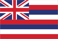 Order Your Hawaii Hi State Flag Sticker Today - Free Shipping!
