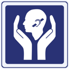Hearing Impairment Care Sign Sticker