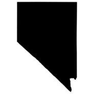 High Detailed Vector Map Nevada Sticker