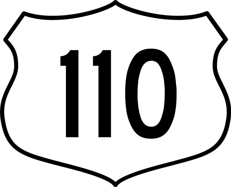Highway 110 Sign Magnet