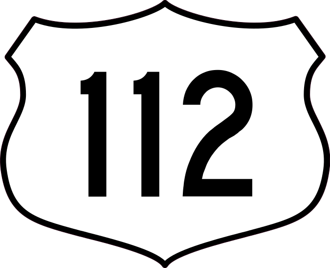 Highway 112 Sign Sticker