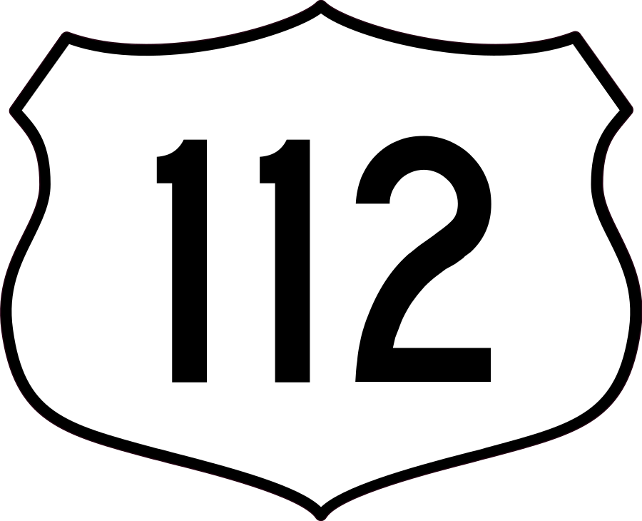 Highway 112 Sign Sticker