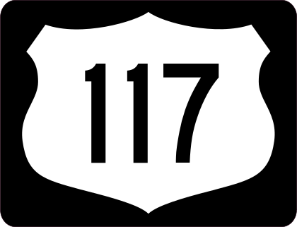 Highway Number Signs with Black Border Car Stickers