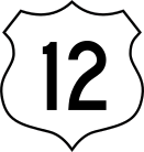 Highway 12 Sign Sticker - 50+ Color Options!