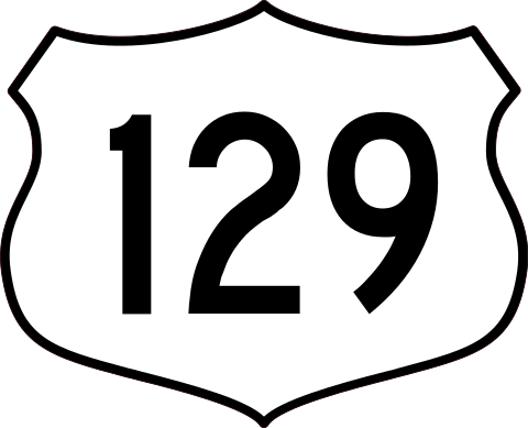 Highway 129 Sign Sticker Shipped Fast & Free!