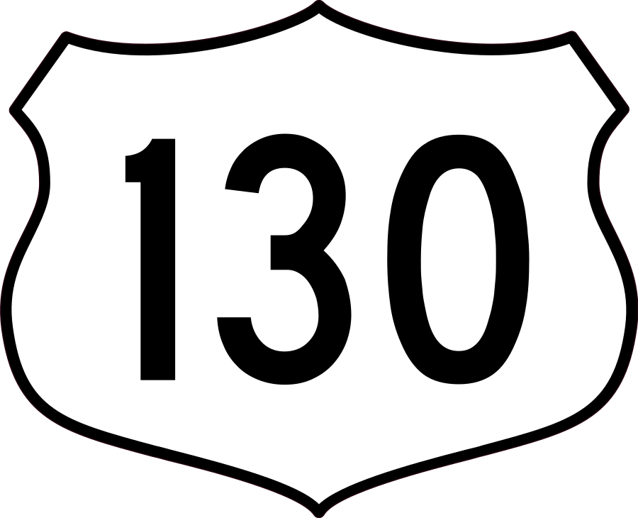 Highway 130 Sign Sticker