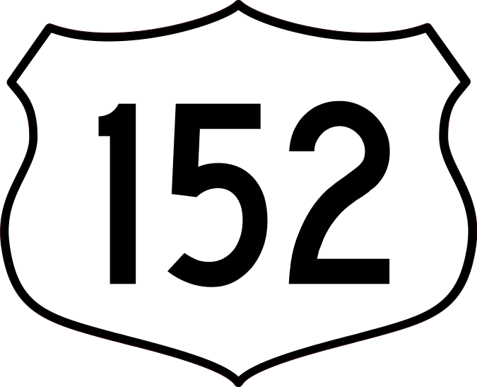 Vibrant, High-Quality Highway 152 Sign Stickers