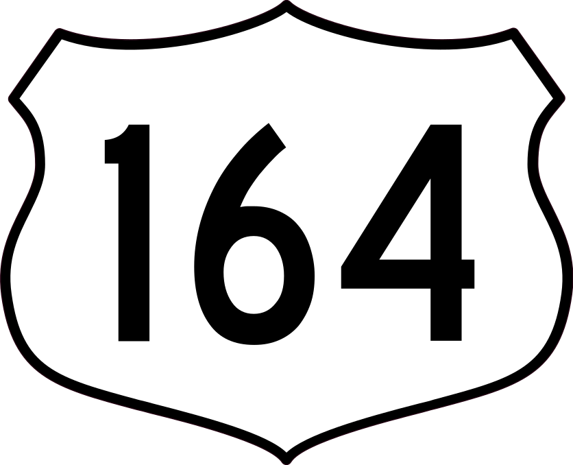 Highway 164 Sign Magnet Shipped Fast & Free!