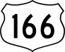 Order Your Highway 166 Sign Sticker Today - Free Shipping!