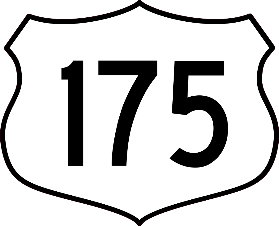 Highway 175 Sign Sticker