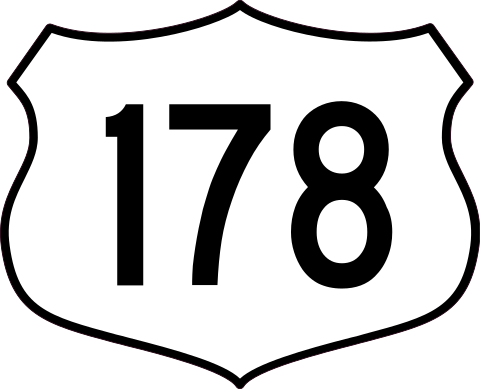 Vibrant, High-Quality Highway 178 Sign Stickers
