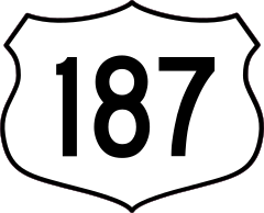 Highway 187 Sign Sticker Shipped Fast & Free!