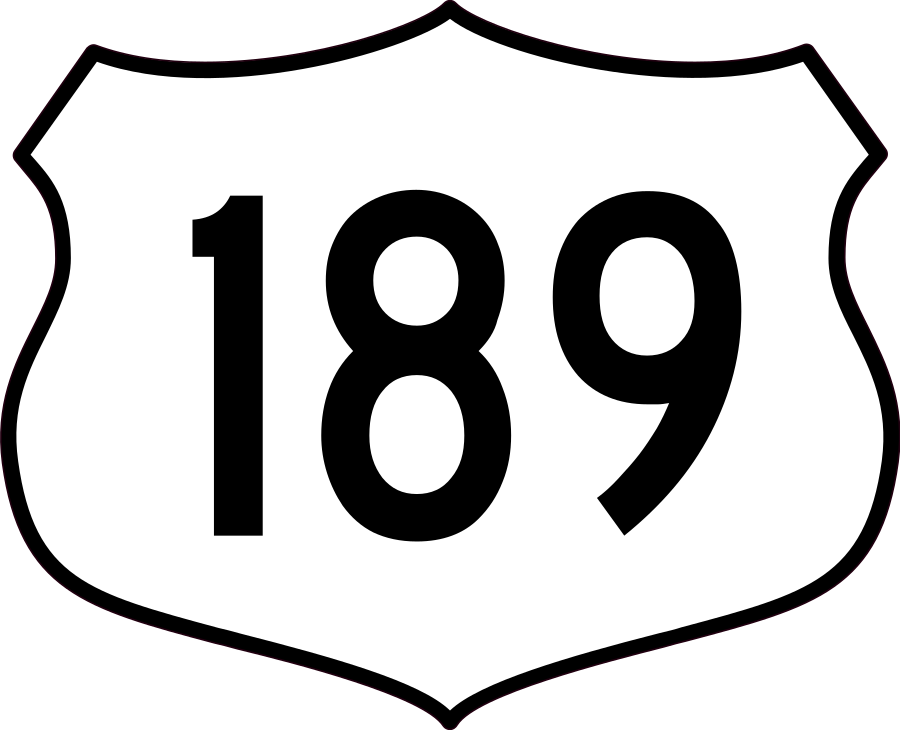 Highway 189 Sign Magnet