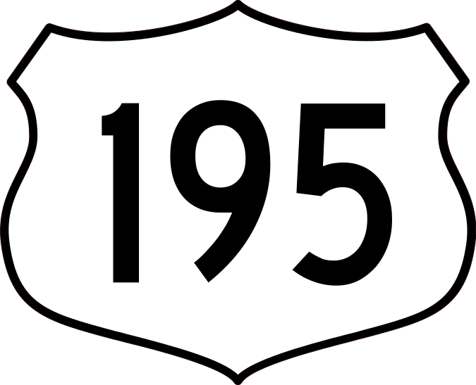 Highway 195 Sign Sticker