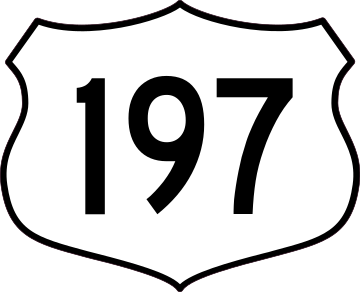 Order Your Highway 197 Sign Sticker Today - Free Shipping!