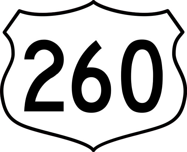 Highway 260 Sign Sticker Shipped Fast & Free!