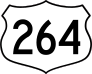 Highway 264 Sign Sticker Shipped Fast & Free!