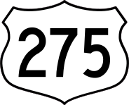 Highway 275 Sign Sticker Shipped Fast & Free!