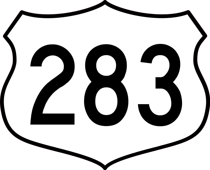 Highway 283 Sign Magnet