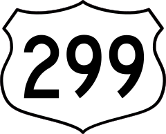 Highway 299 Sign Sticker Shipped Fast & Free!