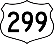 Highway 299 Sign Sticker Shipped Fast & Free!