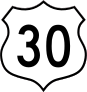 Order Your Highway 30 Sign Sticker Today - Free Shipping!