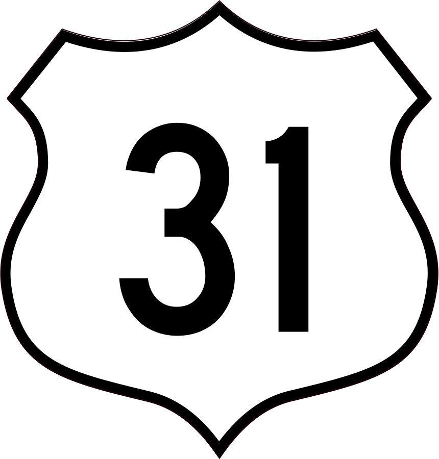 Order Your Highway 31 Sign Sticker Today - Free Shipping!