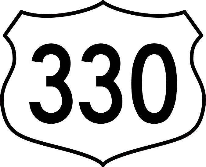 Highway 330 Sign Sticker