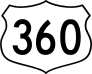 Order Your Highway 360 Sign Sticker Today - Free Shipping!