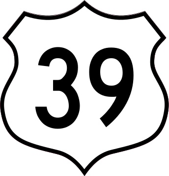 Order Your Highway 39 Sign Sticker Today - Free Shipping!