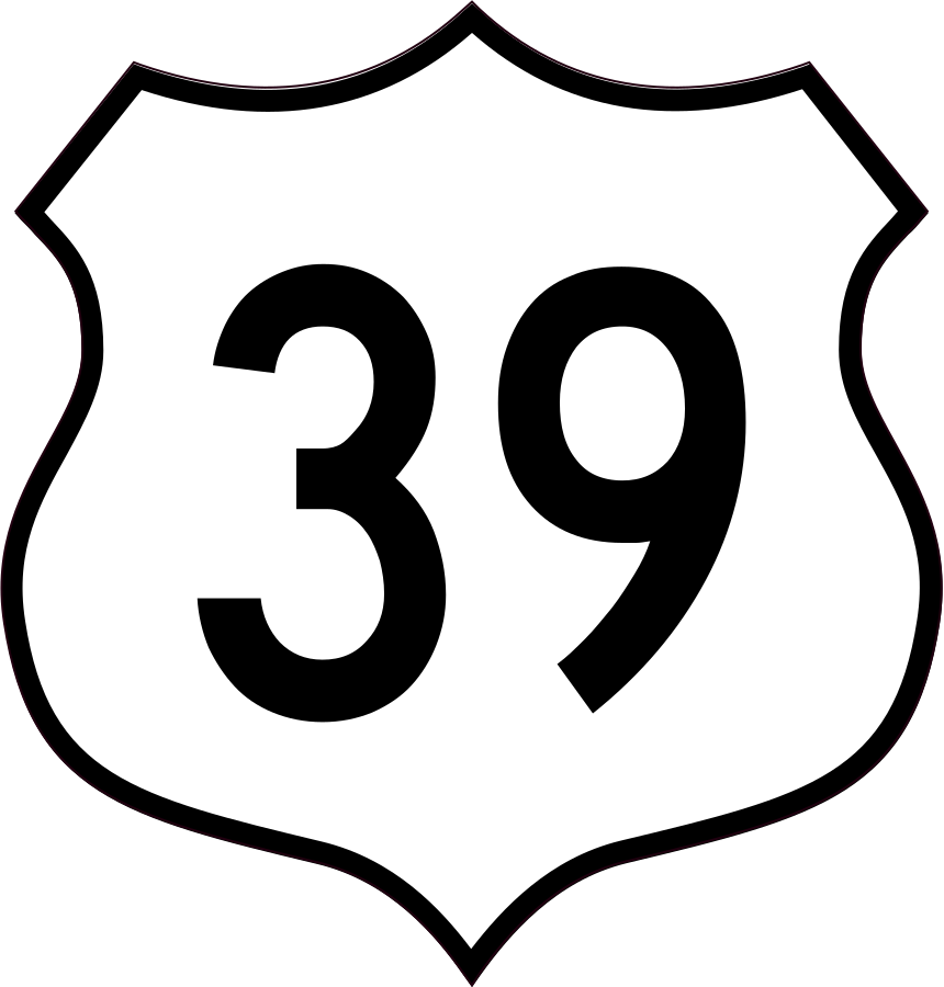 Order Your Highway 39 Sign Sticker Today - Free Shipping!