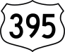 Highway 395 Sign Sticker Shipped Fast & Free!