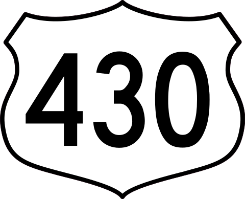 Vibrant, High-Quality Highway 430 Sign Magnets