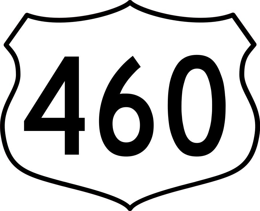 Highway 460 Sign Sticker