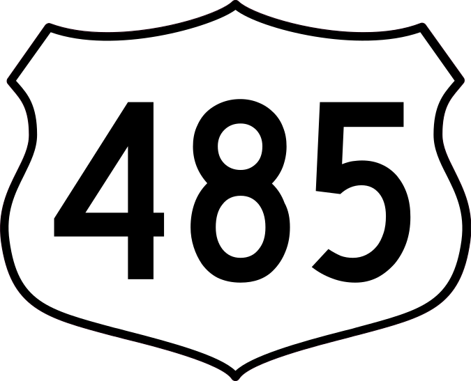 Highway 485 Sign Sticker