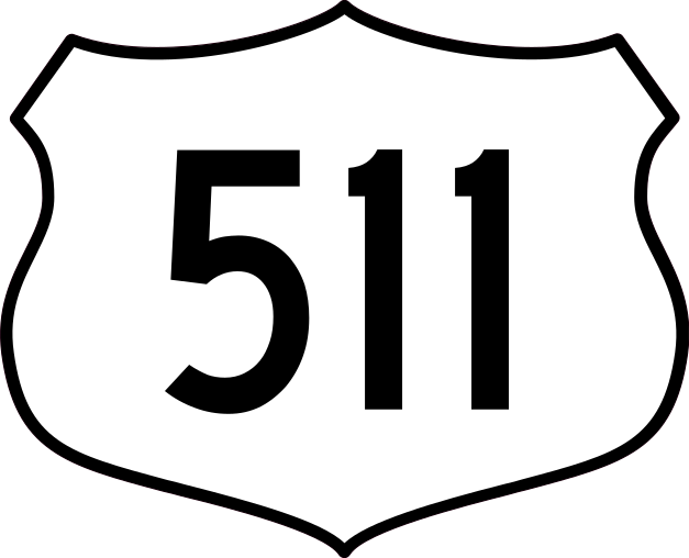 Vibrant, High-Quality Highway 511 Sign Stickers