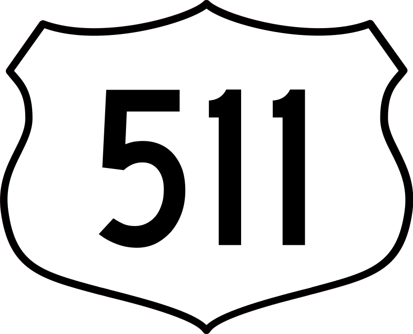 Vibrant, High-Quality Highway 511 Sign Stickers