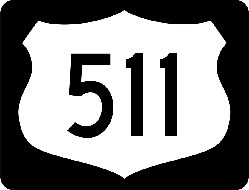 Highway 511 Sign With Black Border Magnet Shipped Fast & Free!