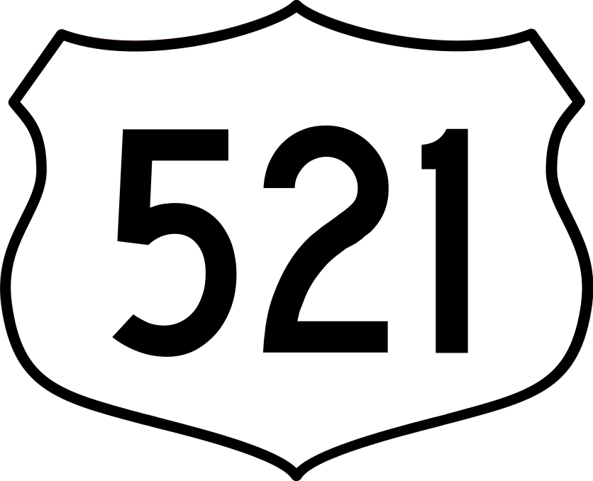 Vibrant, High-Quality Highway 521 Sign Magnets