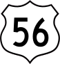 Highway 56 Sign Sticker - 50+ Color Options!
