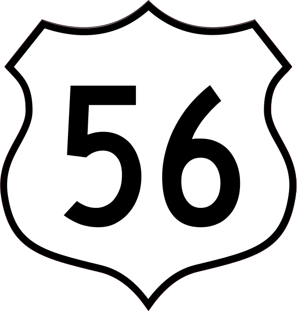 Highway 56 Sign Magnet - Fast Shipping & No Minimums