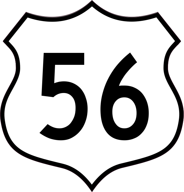 Highway 56 Sign Sticker