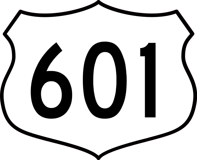 Vibrant, High-Quality Highway 601 Sign Magnets