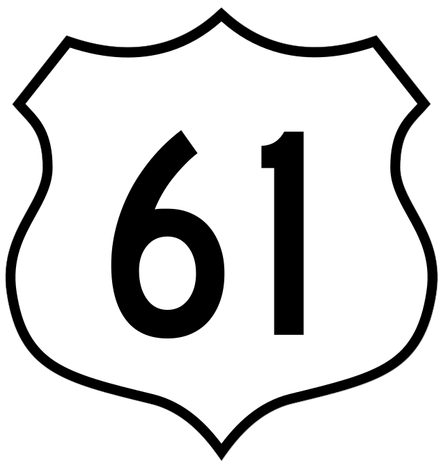 Highway 61 Sign Sticker Shipped Fast & Free!