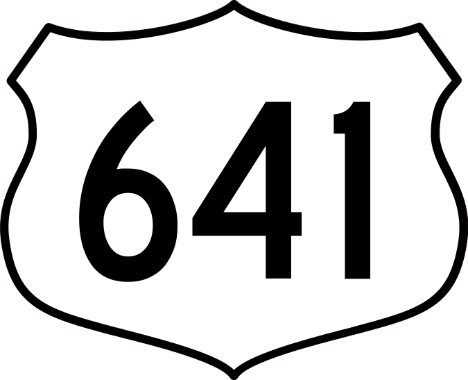 Highway 641 Sign Sticker Shipped Fast & Free!