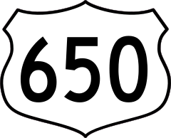 Vibrant, High-Quality Highway 650 Sign Stickers