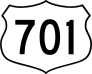 Order Your Highway 701 Sign Sticker Today - Free Shipping!