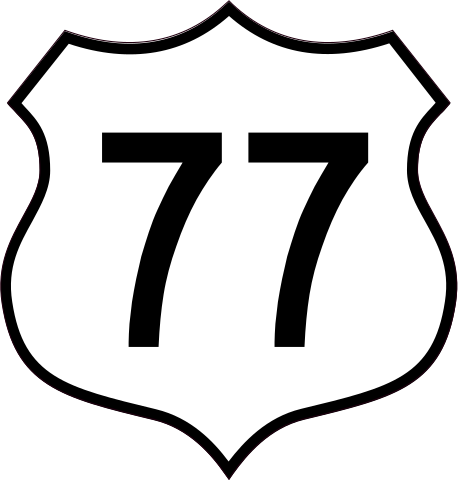 Vibrant, High-Quality Highway 77 Sign Magnets